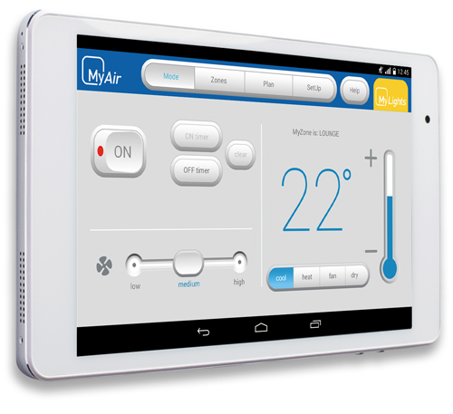 MyAir Control System | Comfort Heating & Cooling Mont Albert